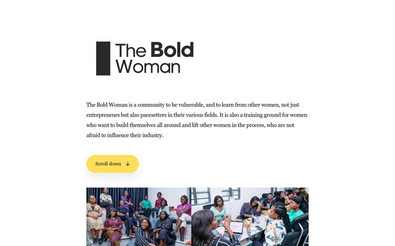 The Bold Woman Community